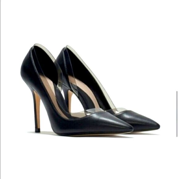 Zara | Shoes | Zaravinyltrimmedheel | Poshmark